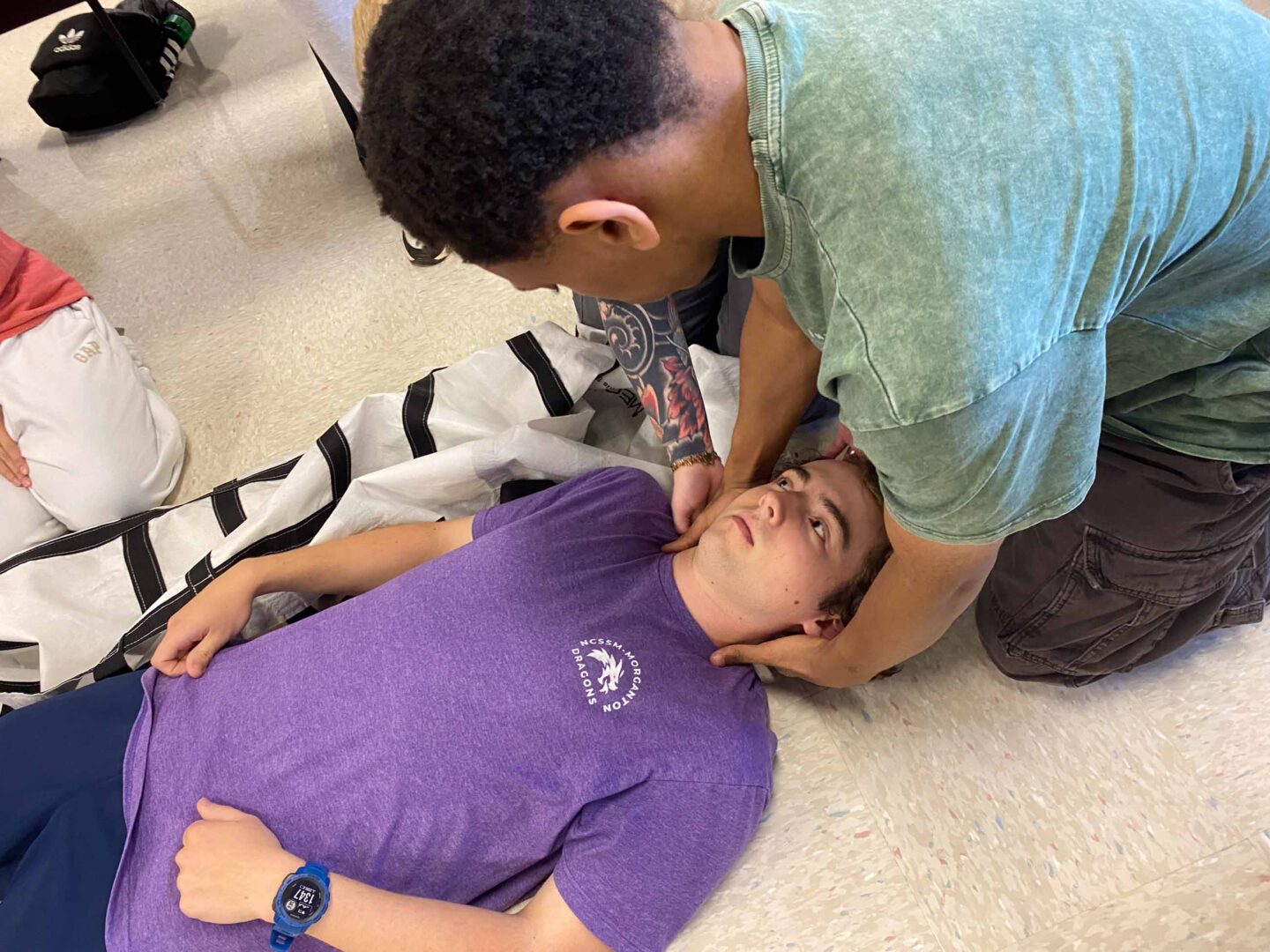 EMT course a lesson in reality | North Carolina School of Science and ...